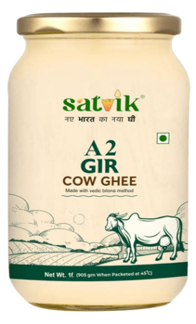 A2 Gir Cow Ghee | 100% Pure Natural & Healthy Ghee| Satvik